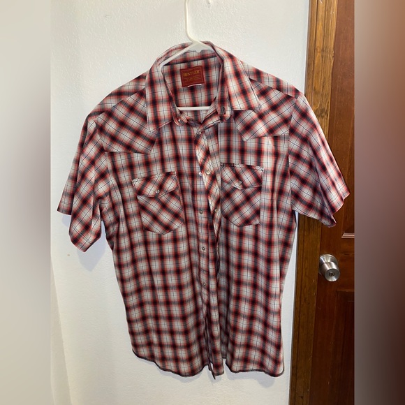 Rustler | Shirts | Rustler By Wrangler Western Cowboy Short Sleeve ...